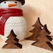 Wood Trees, Christmas Tree, Stocking Stuffer, Christmas Decor, Boho ...