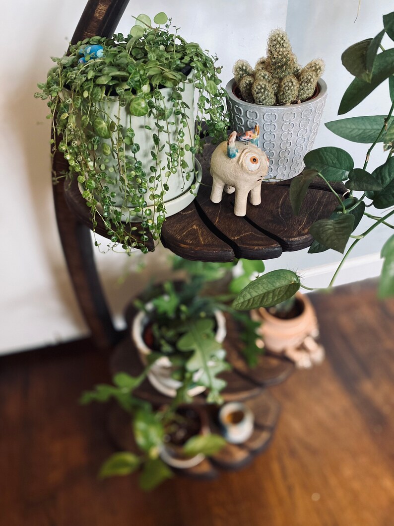 Monstera Multi Tiered Stand Plant Stand Multi Shelf Corner - Etsy