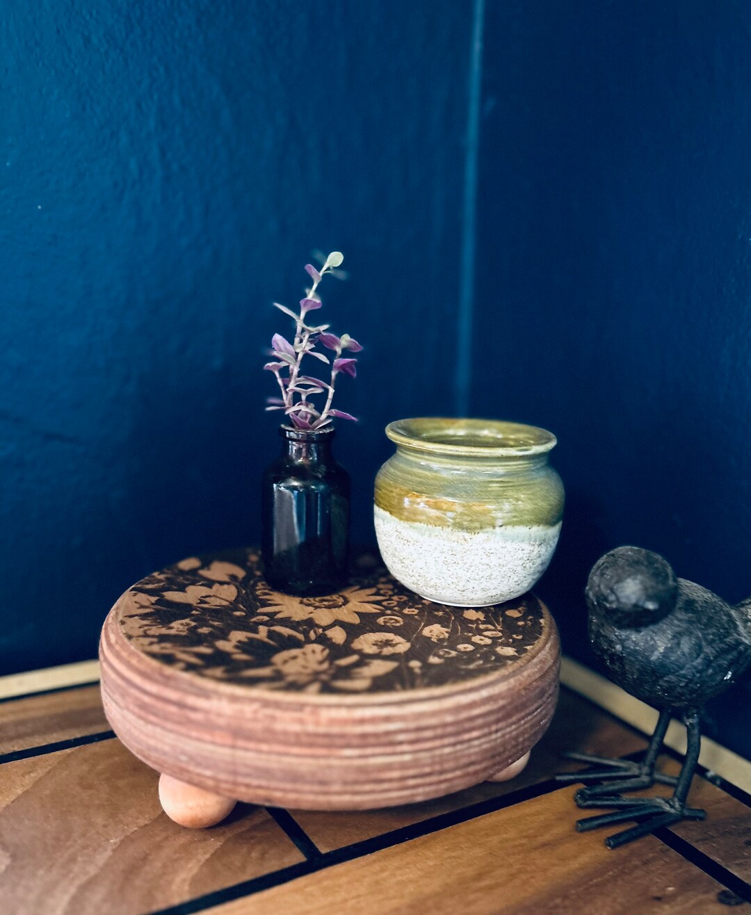 Nugget, Plant Stand, Plant Riser, Small Stand, Office Decor, Desk Decor ...