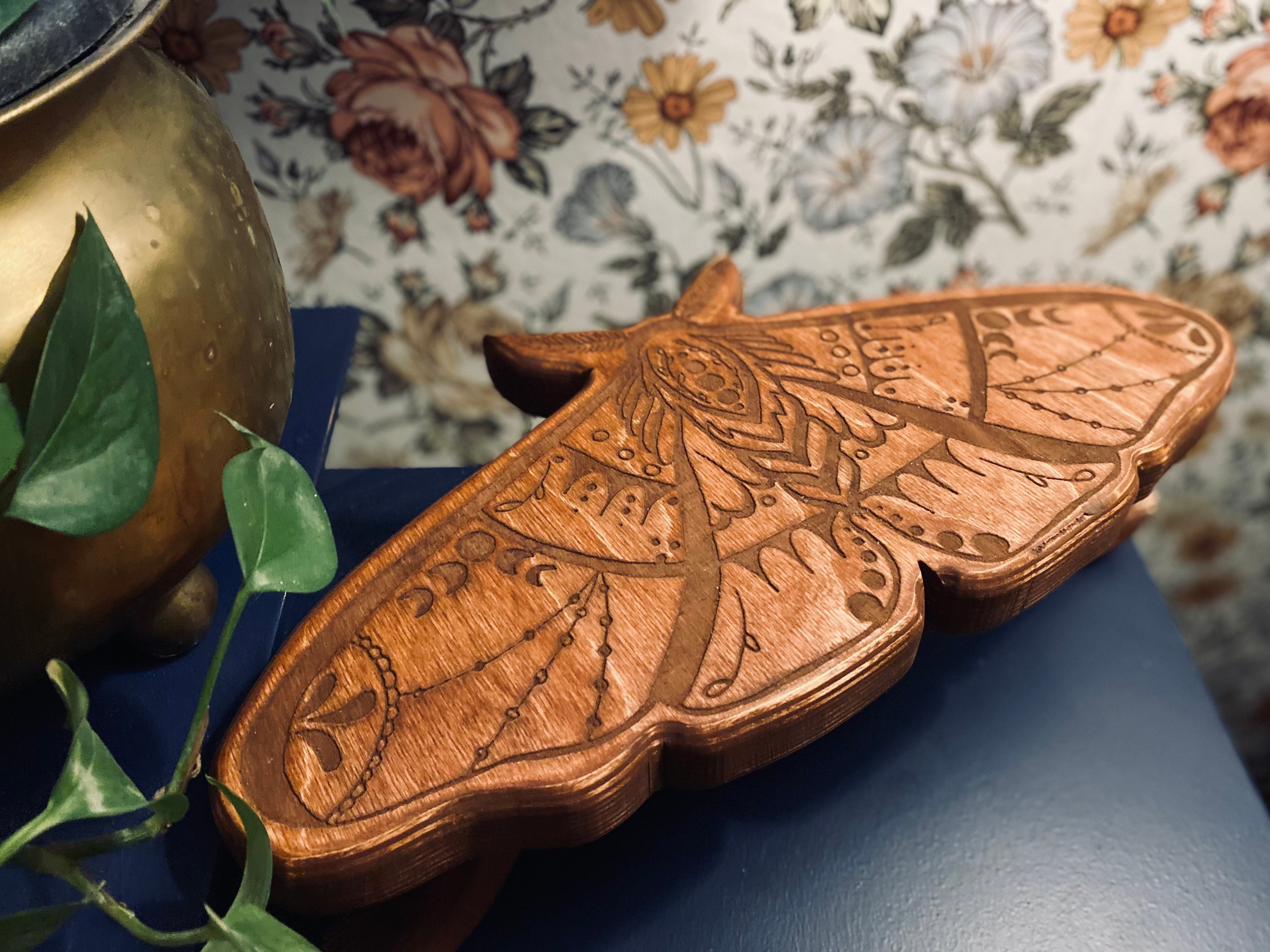 Moth Moth Stand Plant Stand Crystal Tray Crystal Display - Etsy