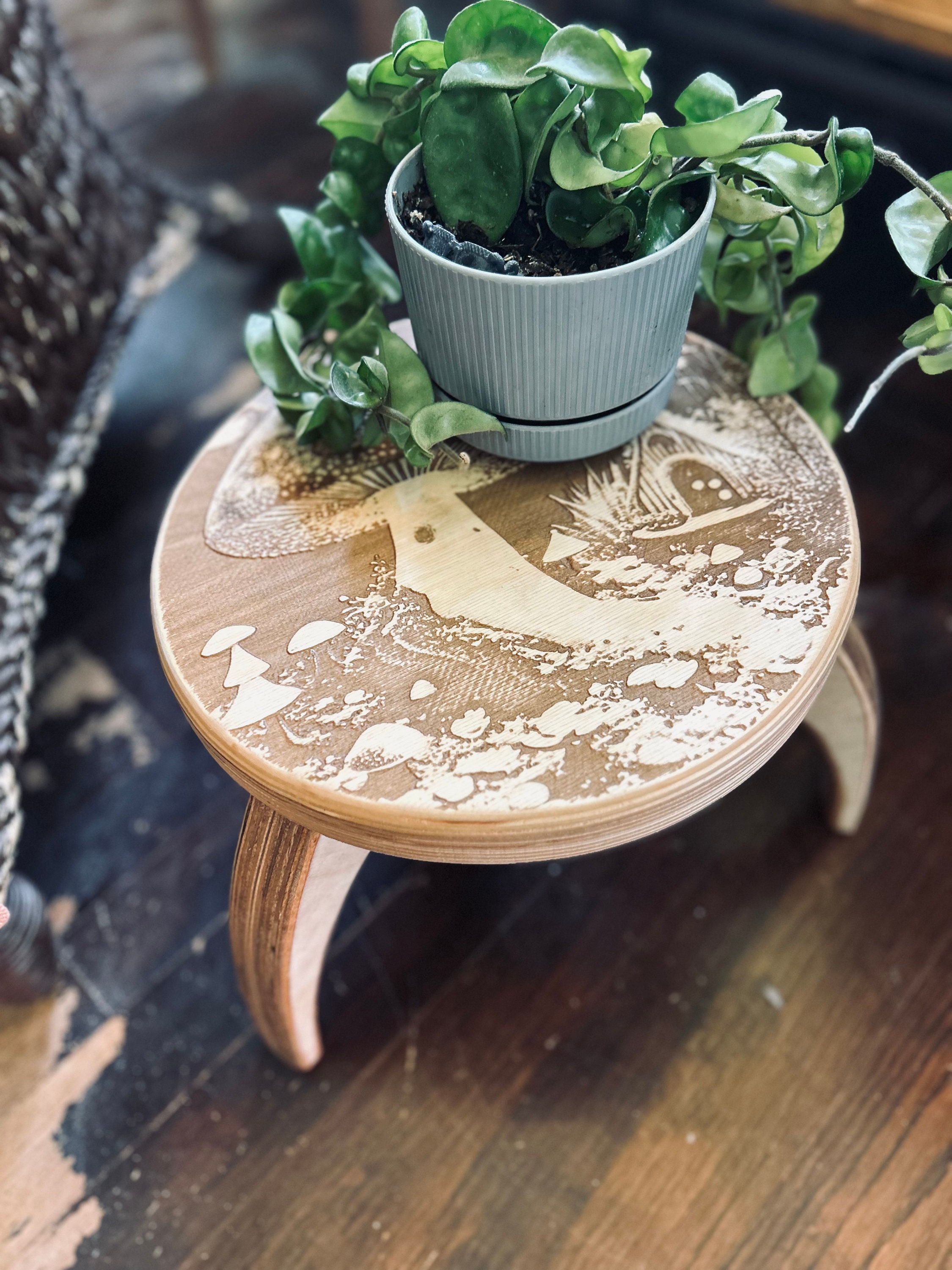 Toad Stool Plant Stand Indoor Planter Plant Stool Plant - Etsy