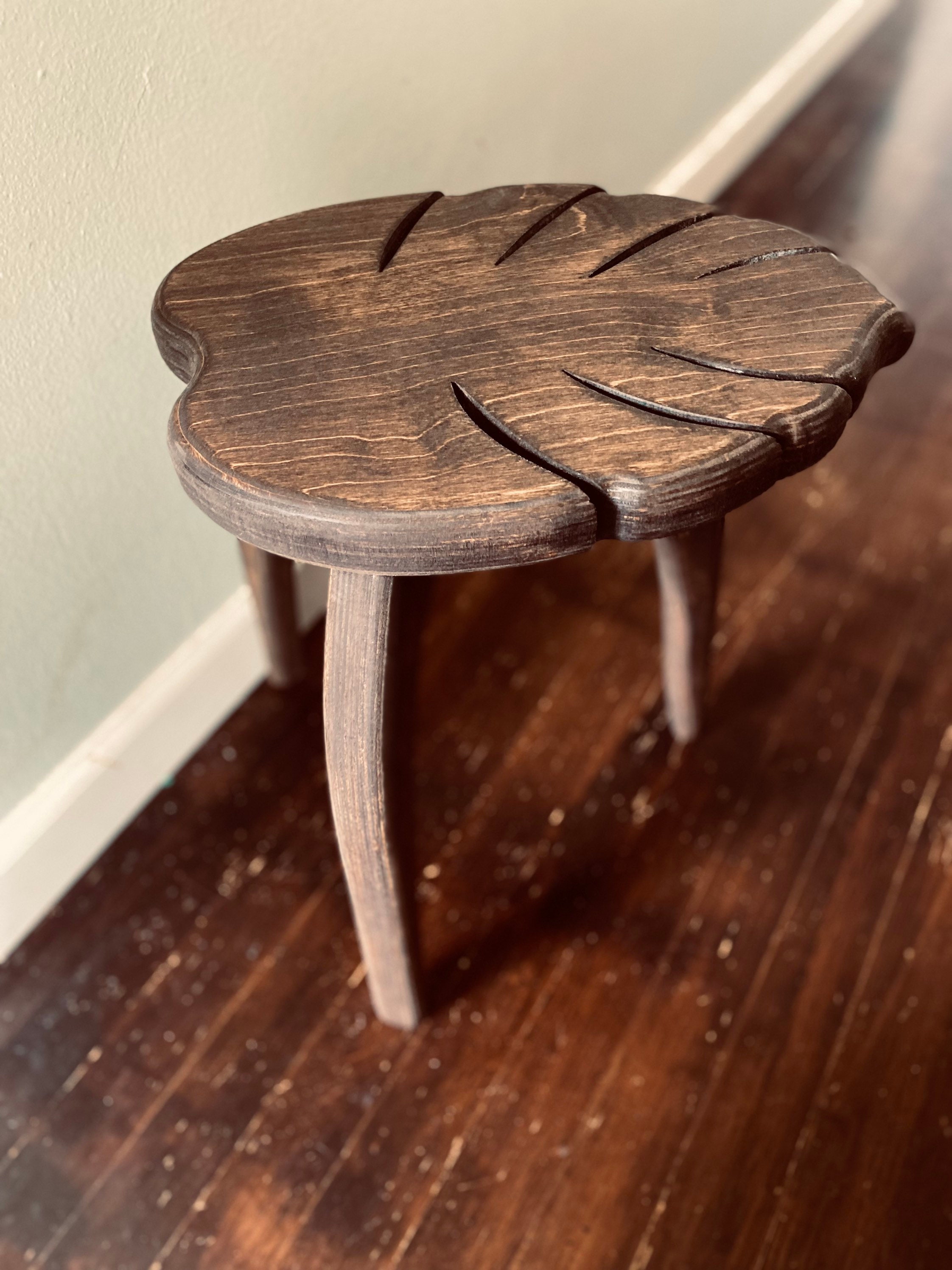 Monstera Stand Plant Stand Side Table Monstera Table Small - Etsy