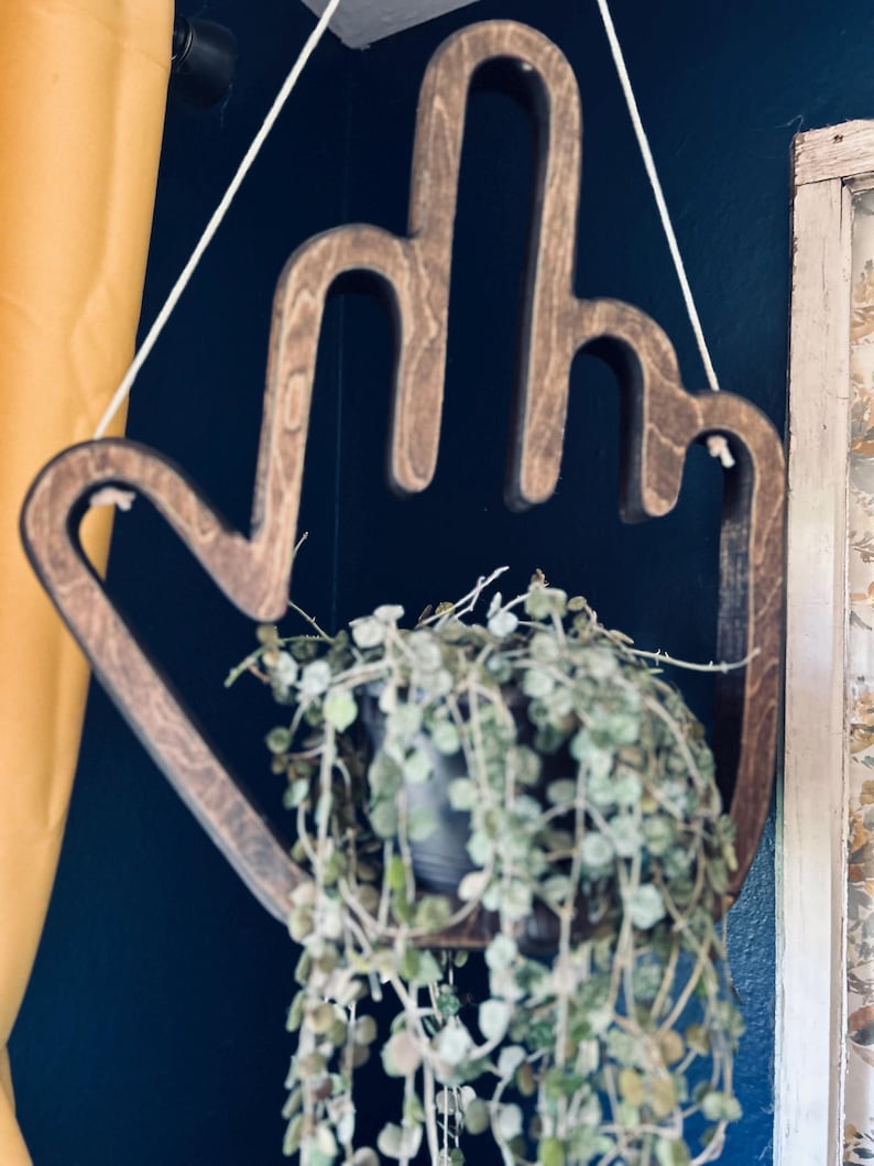 Middle Finger, Flipping the Bird, Plant Hanger, Plant Stand, Hanging ...