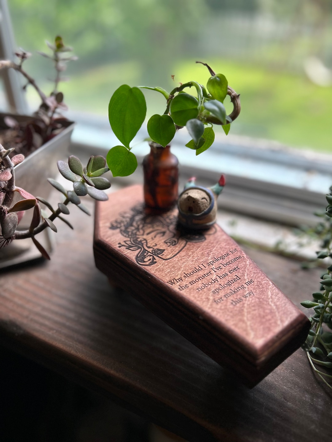 Medusa, Nugget Stand, Small Shelf, Plant Stand, Jewelry Holder, Crystal ...