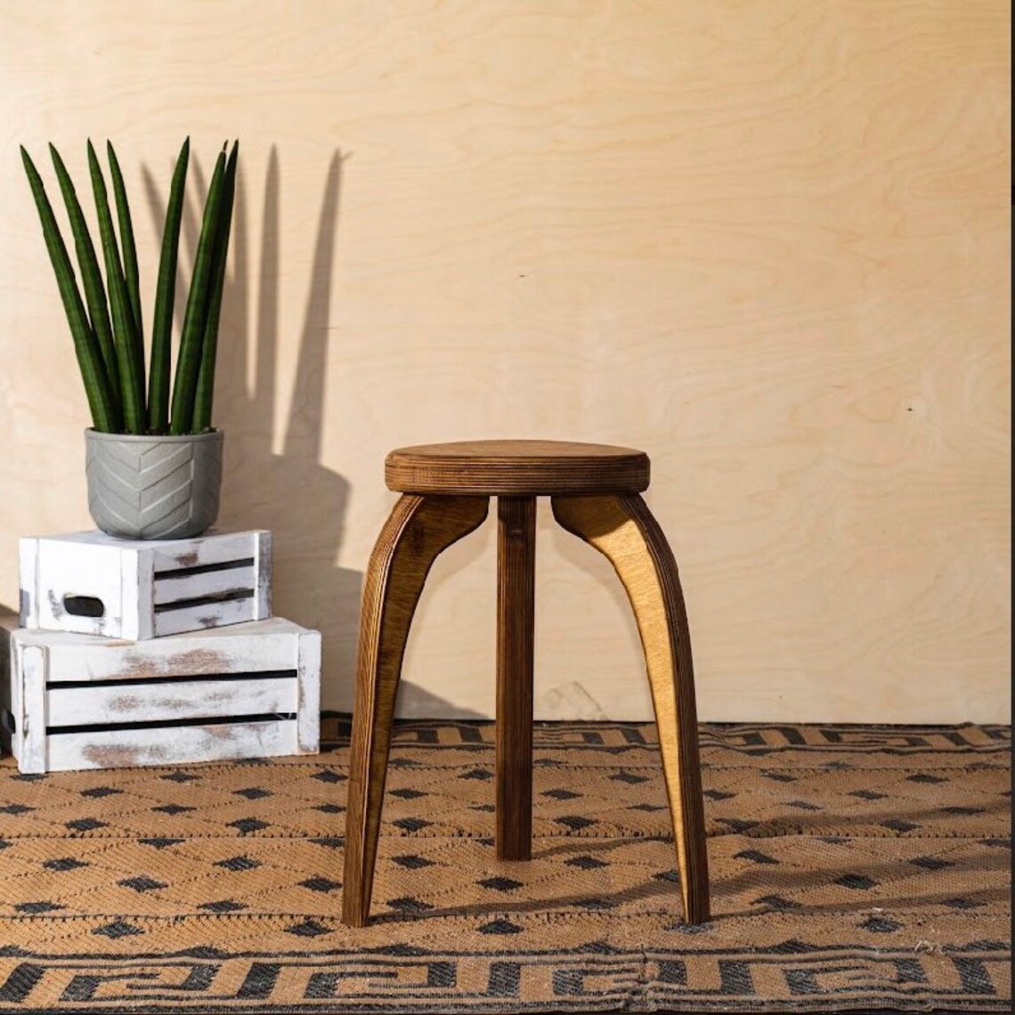 Small Plant Stand Triangle Plant Stool Indoor Plant Stand - Etsy