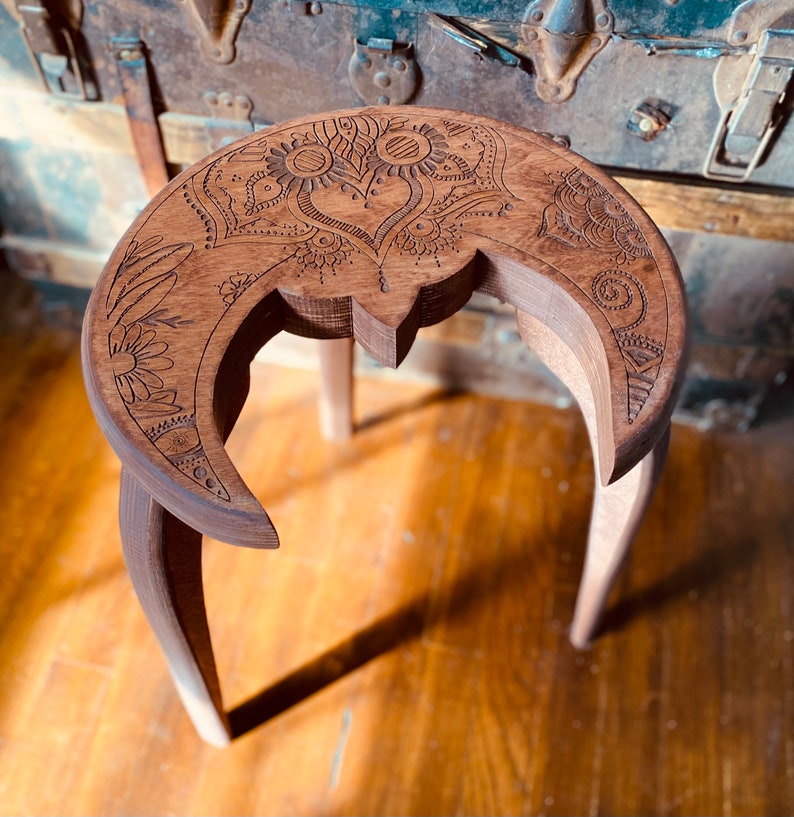 Moon Stand, Plant Stand, Side Table, Plant Decor, Gift for Plant Lover ...