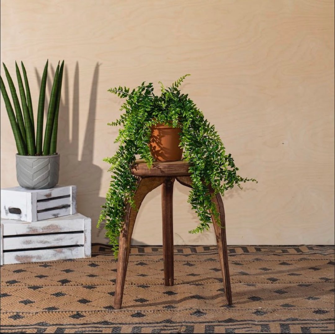 Plant Stand Small, Plant Stool, Plant Shelf, Side Table, Indoor Plant ...