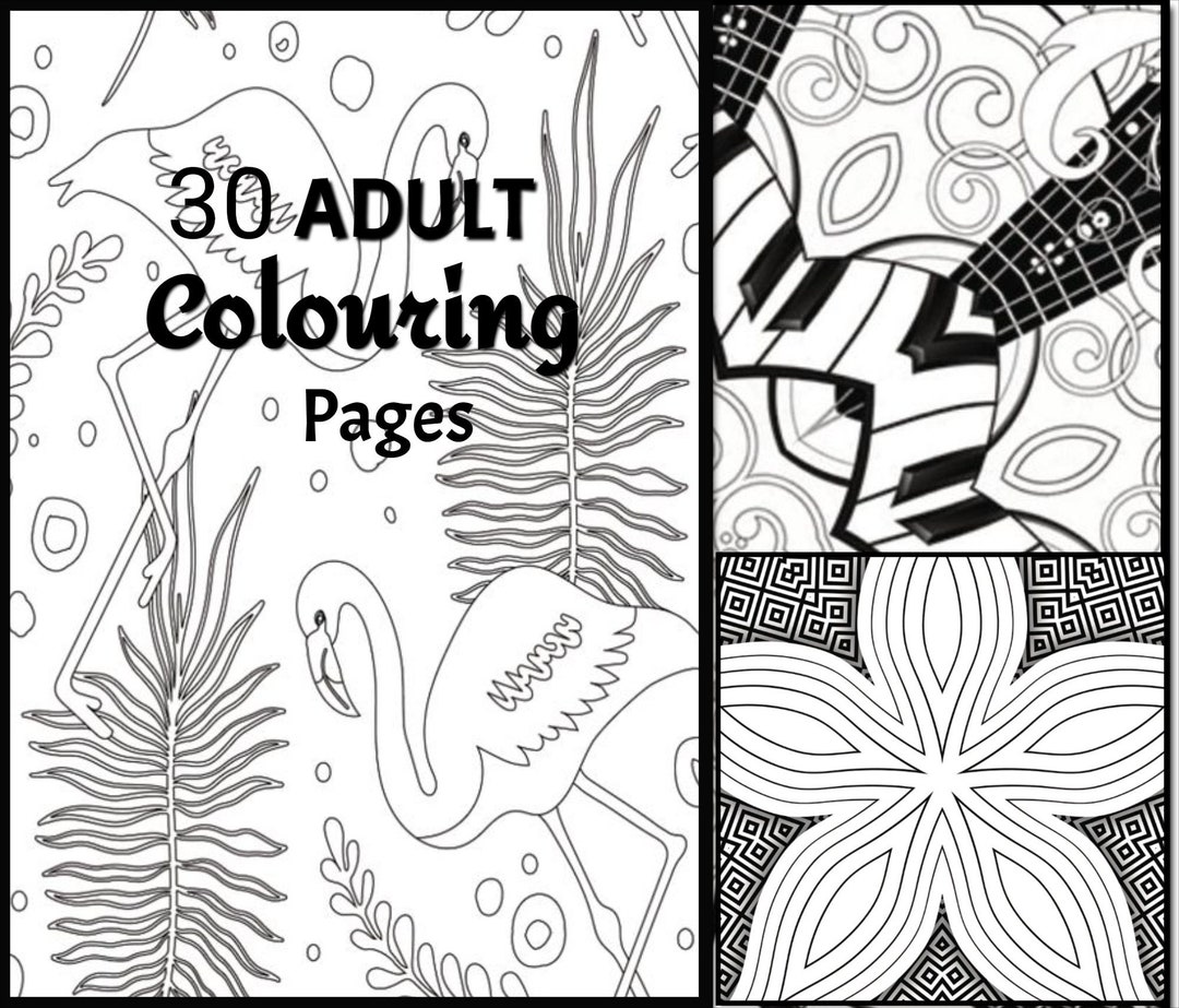 Adult Coloring Pages, Adult Activity Printables, Adult Activities ...