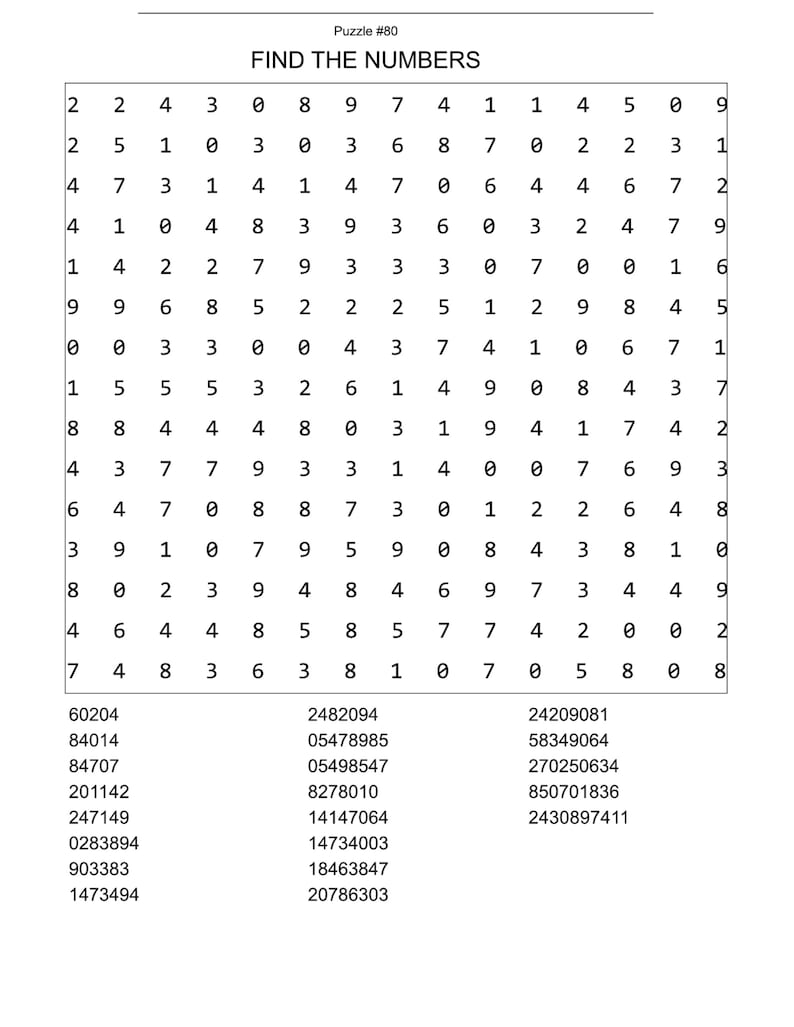 Activities, Brain Games, Numbers, Puzzles, Printables, Adults, Seniors ...