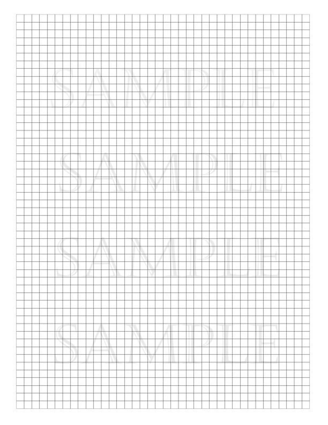 Graph Paper Printable, Graph Paper Sheets, Instant Download, Pdf, Png ...