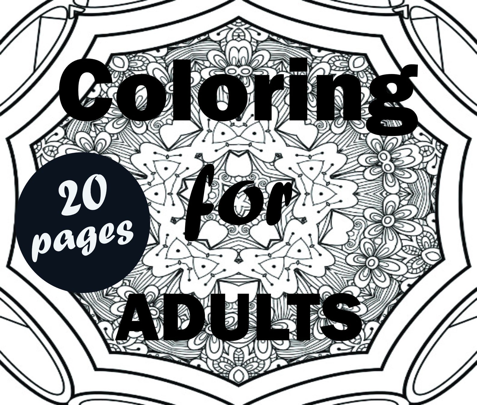 Coloring for Adults Senior Coloring Pages Printable Coloring - Etsy
