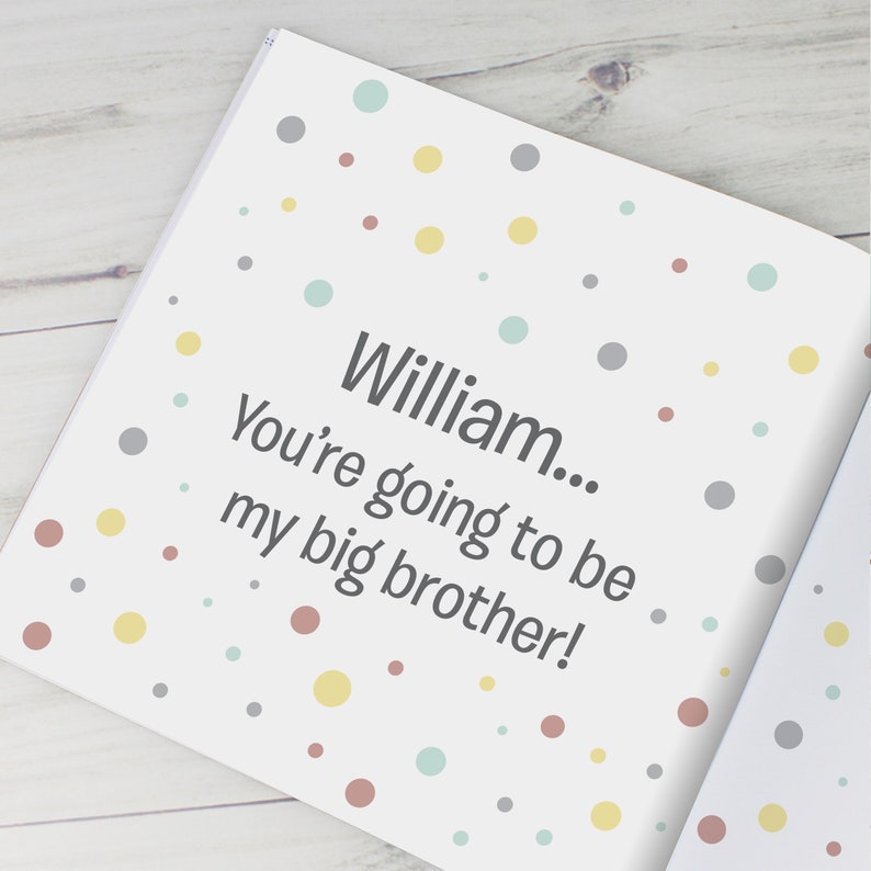 Personalised Big Sister or Big Brother Story Book Gift for | Etsy UK