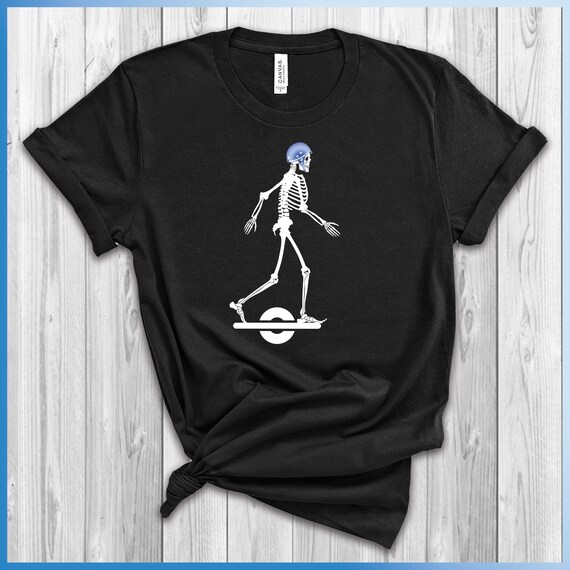 Onewheel Skeleton T-shirt One Wheel Funny Shirt Electric | Etsy