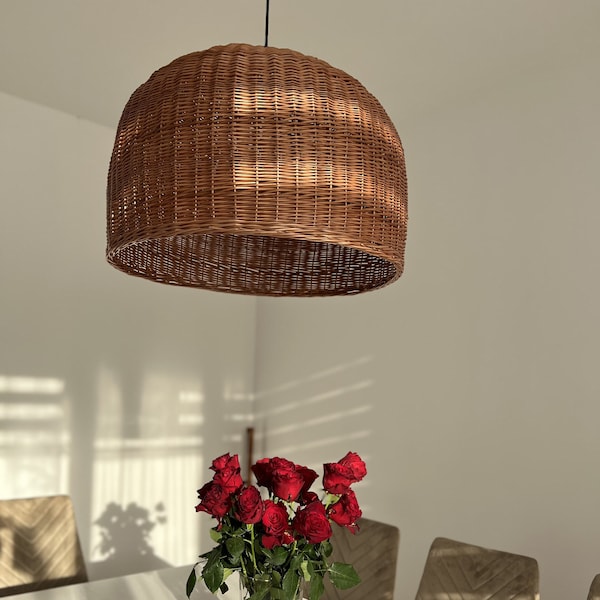 Rattan Lamp Shade - Etsy