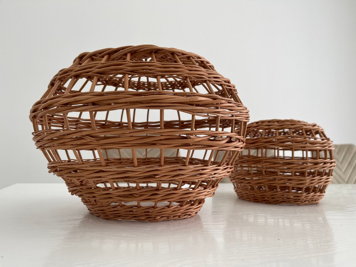 Wicker Lamp Shade Ceiling Lampshade Rattan - Etsy