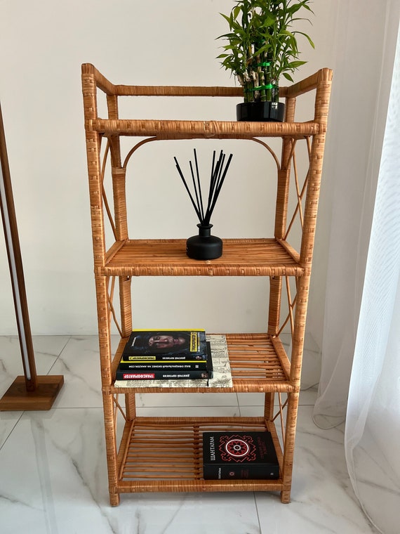 Rattan bookshelves store