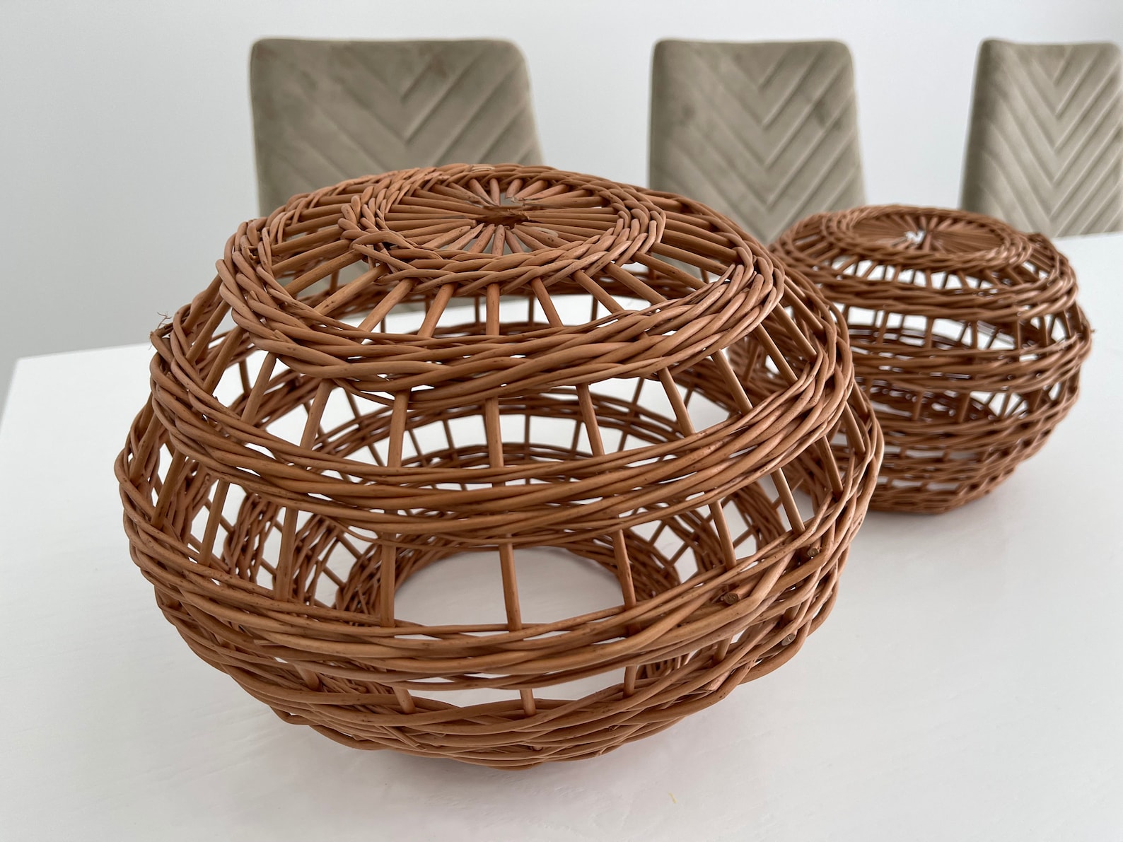 Wicker Lamp Shade Ceiling Lampshade Rattan - Etsy