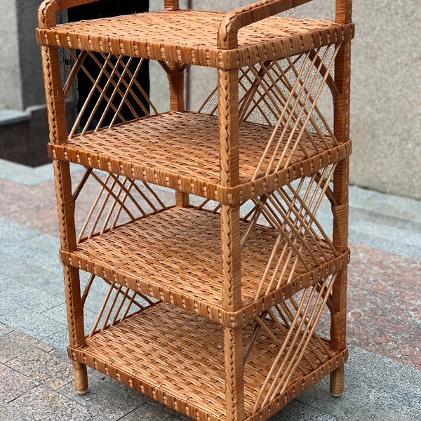 Wicker Shelf - Etsy