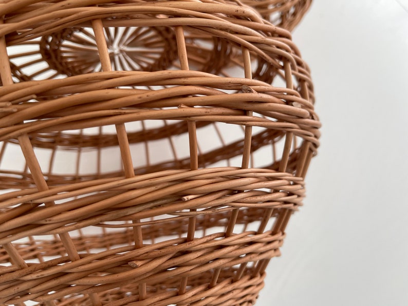 Wicker Lamp Shade Ceiling Lampshade Rattan - Etsy