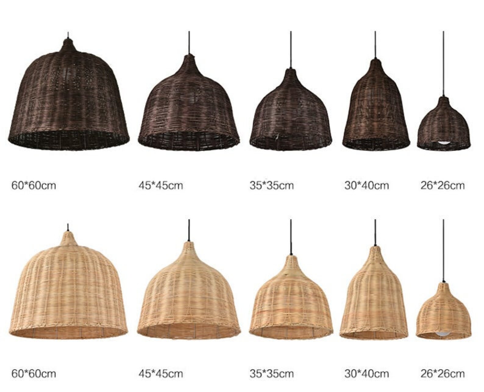 Lamp Shade Pendant Light Pendant Light Shade Woven Pendant - Etsy