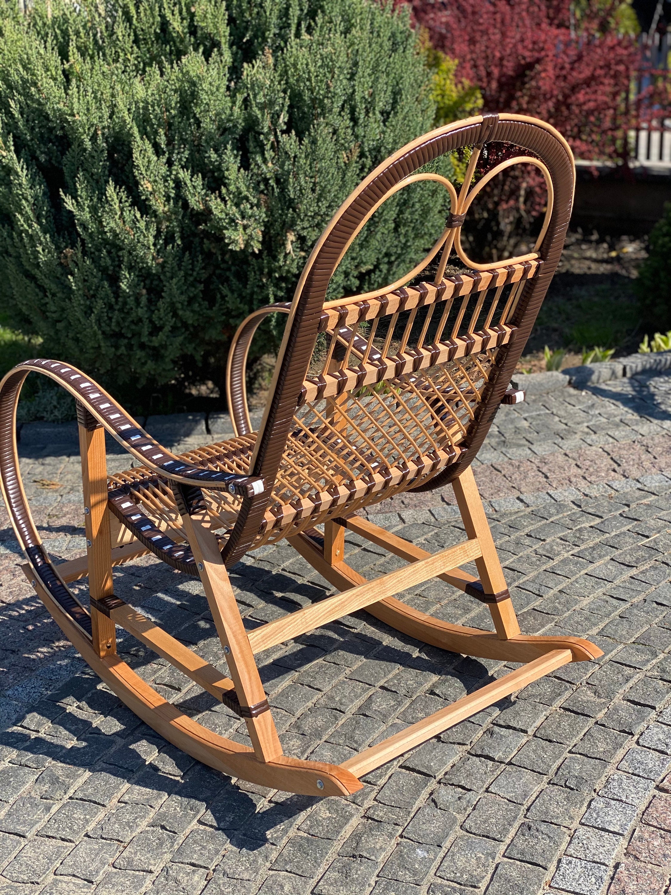 Wicker Rocking Chair Organic Rattan Rocking Chair Willow Singapore ...