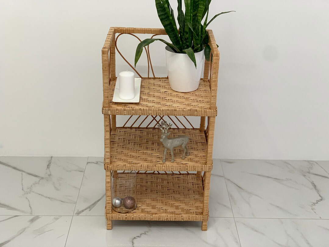 Wicker Shelf, Storage Shelf, 3-shelf Unit Available, Chest of Drawers ...