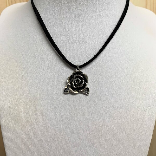 Rose Petal Pendant - Etsy