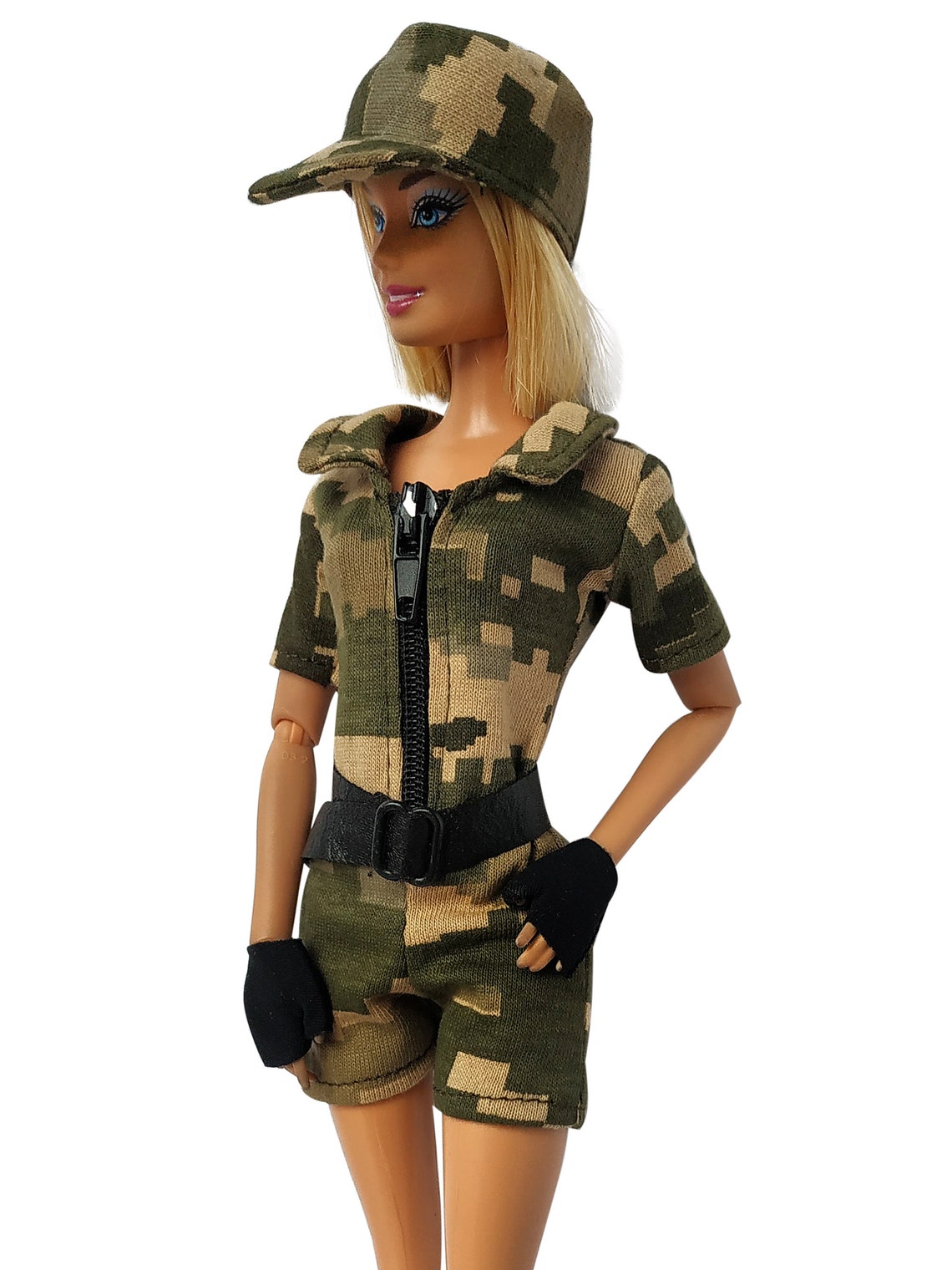 Barbie doll clothes Barbie camouflage military uniform | Etsy
