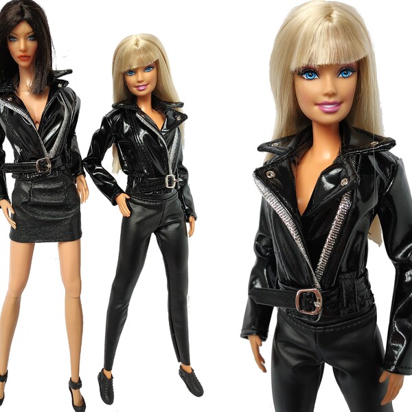 Barbie Leather Jacket - Etsy