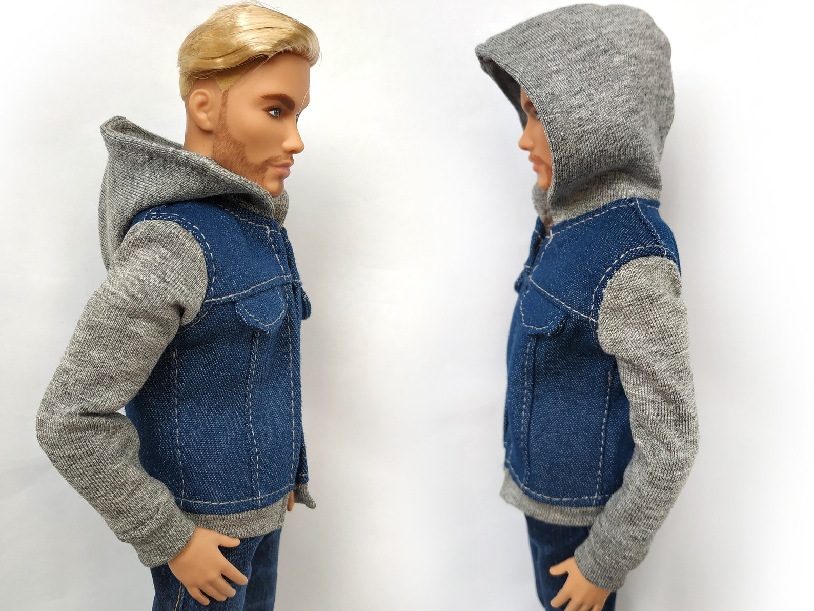 Doll Clothes Denim Jacket for Male Doll 12 Inch Doll - Etsy