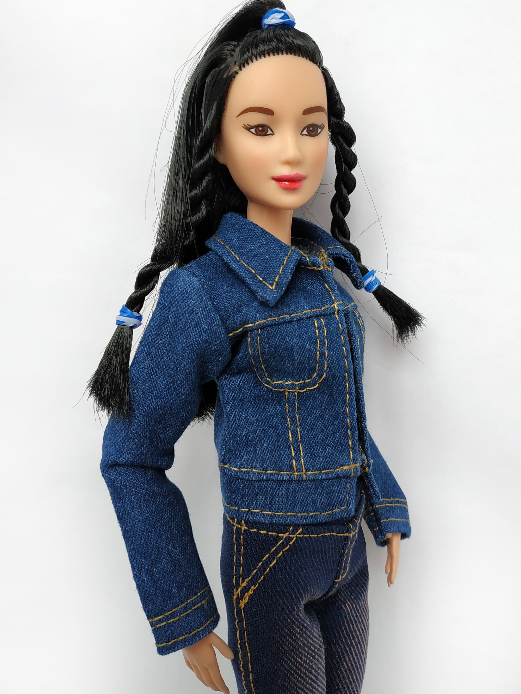 Doll clothes denim jacket for doll 11.5 12 in doll - Etsy 日本
