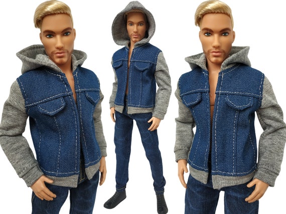 Doll Clothes Denim Jacket for Male Doll 12 Inch Doll - Etsy