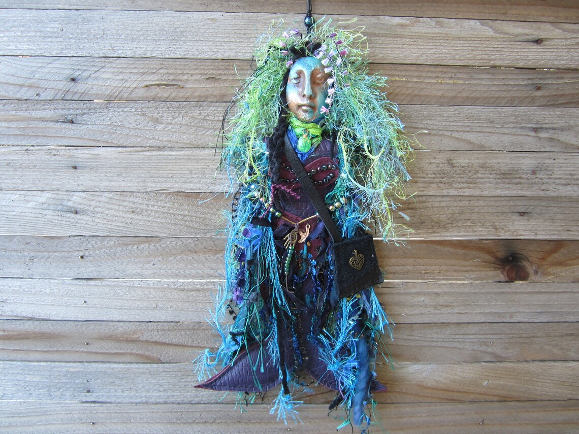 Mermaid Goddess Doll OOAK Spirit of the Deep Doll Handmade - Etsy