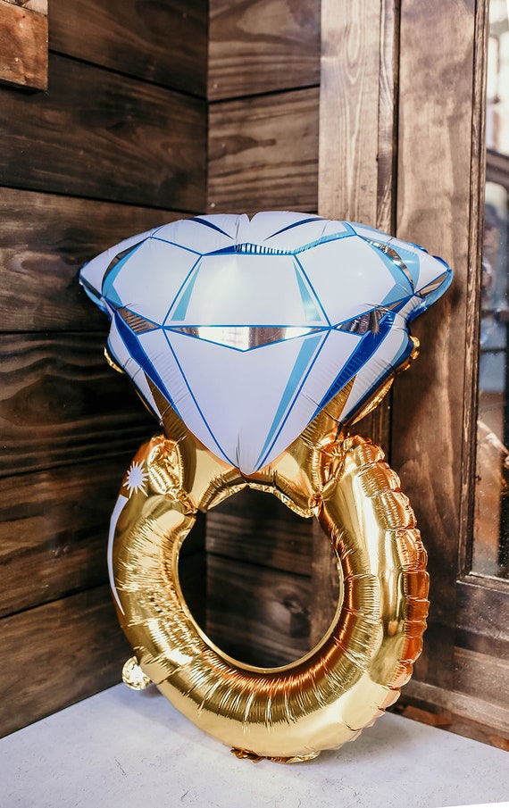 Oversized Diamond Ring Balloon - Etsy
