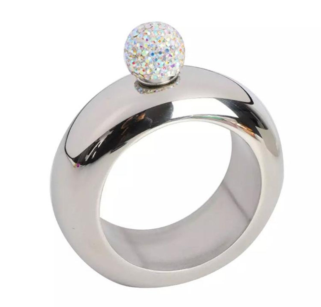 Silver Flask Bracelet - Etsy