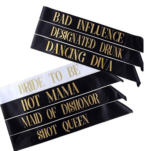 10 Bachelorette Sashes | Etsy