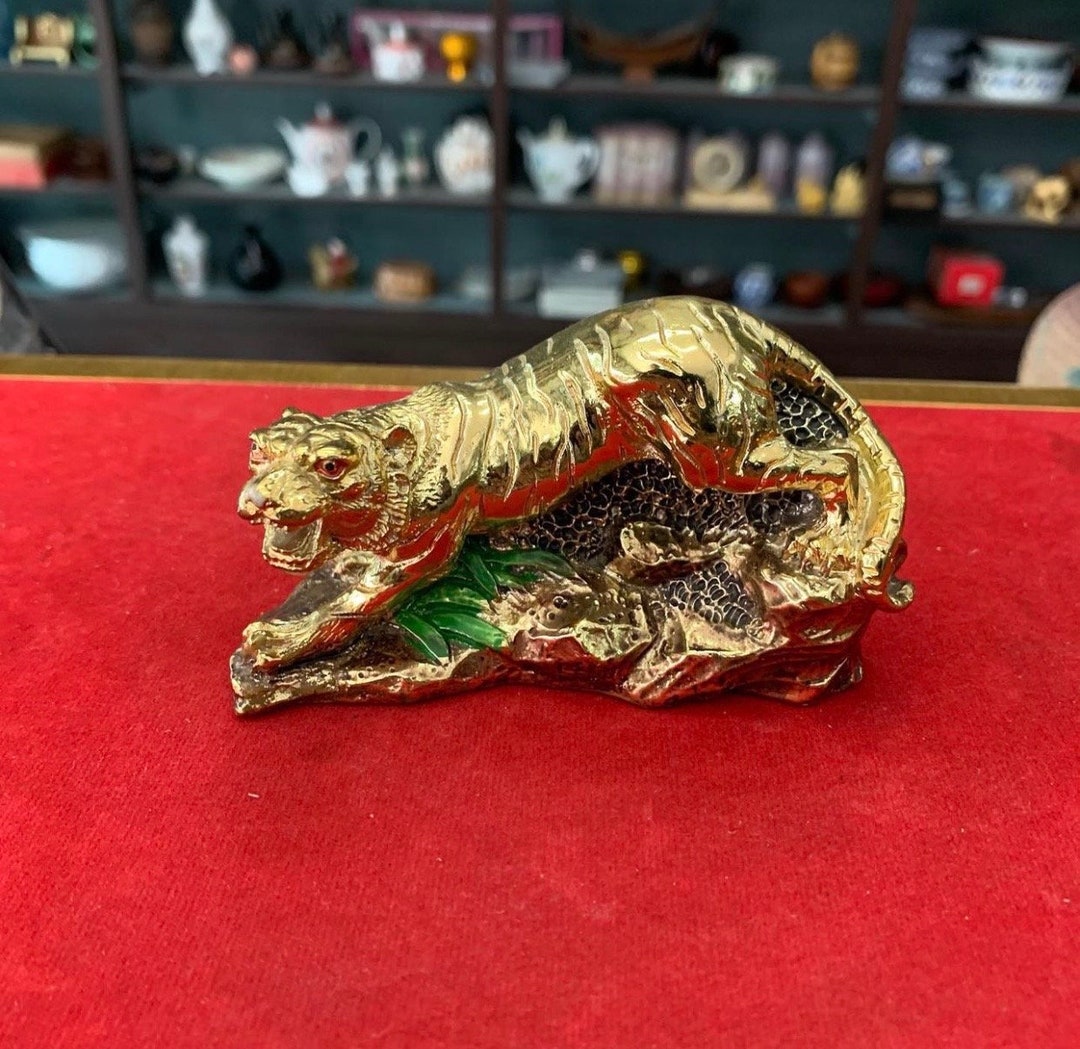 Coated Resin Tiger Statue - Etsy