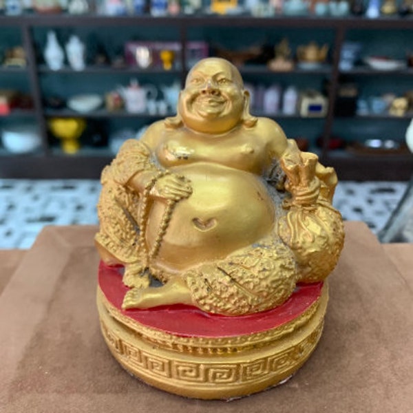 Laughing Buddha Statue Money - Etsy