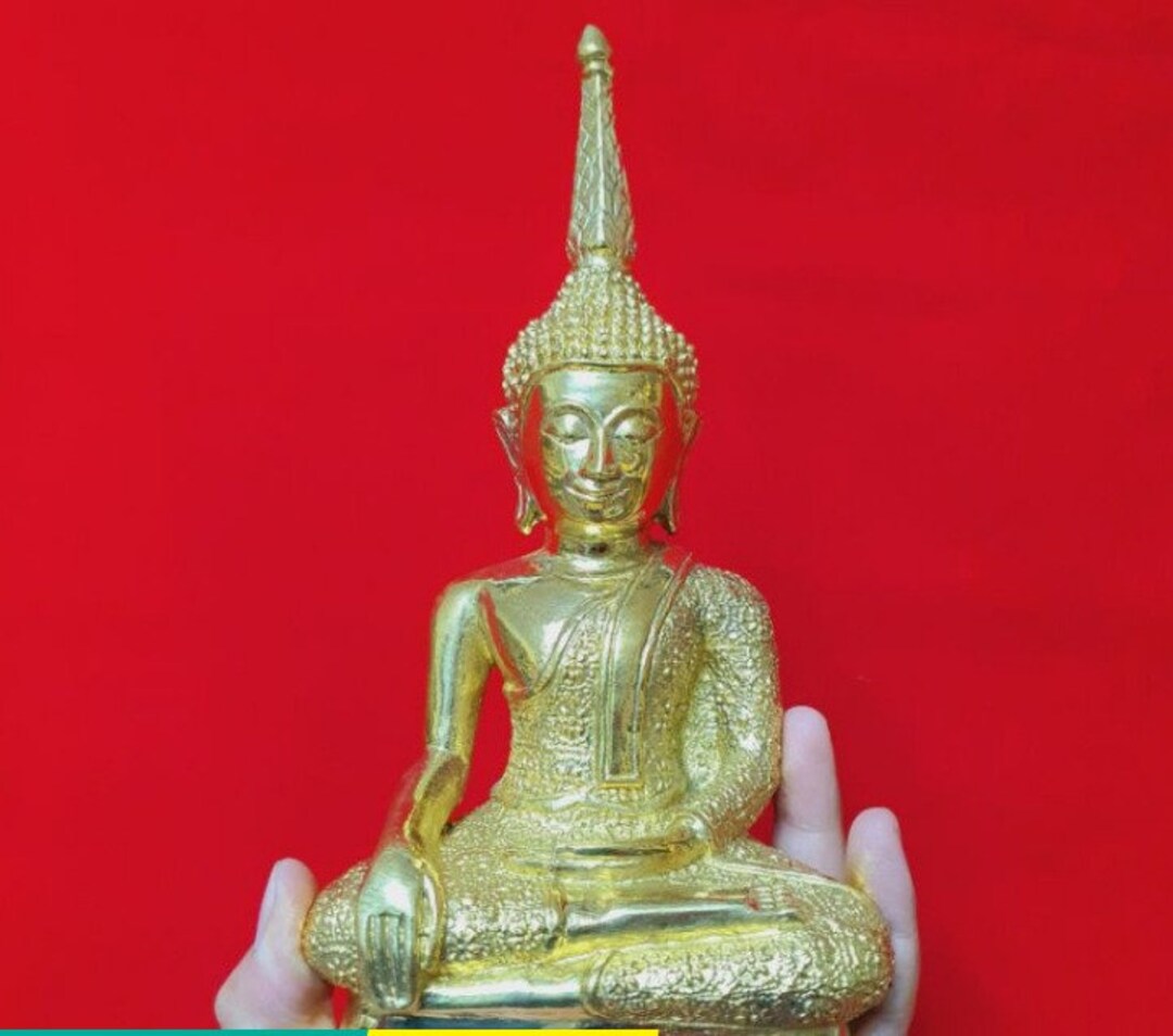 Luang Pho Phra Chiang Rung Brass Work, Well Polished, Lap 5 Inches ...