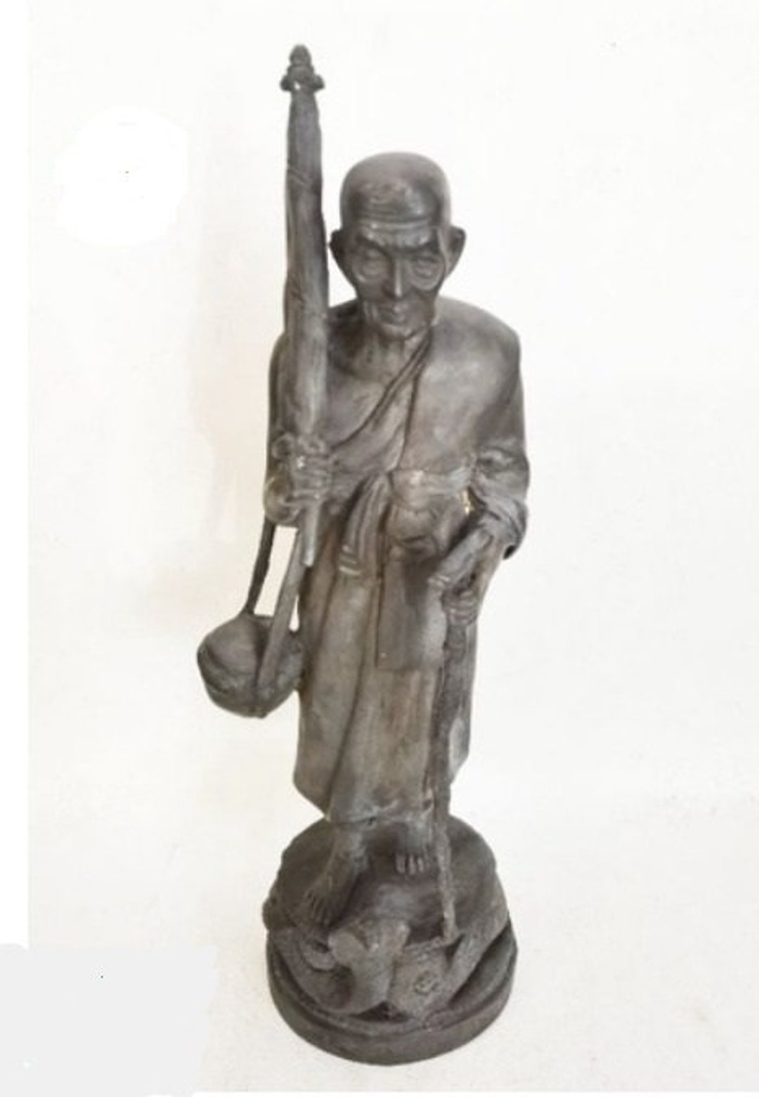 Thai Antique Luang Phor Thuad Brass Statue - Etsy