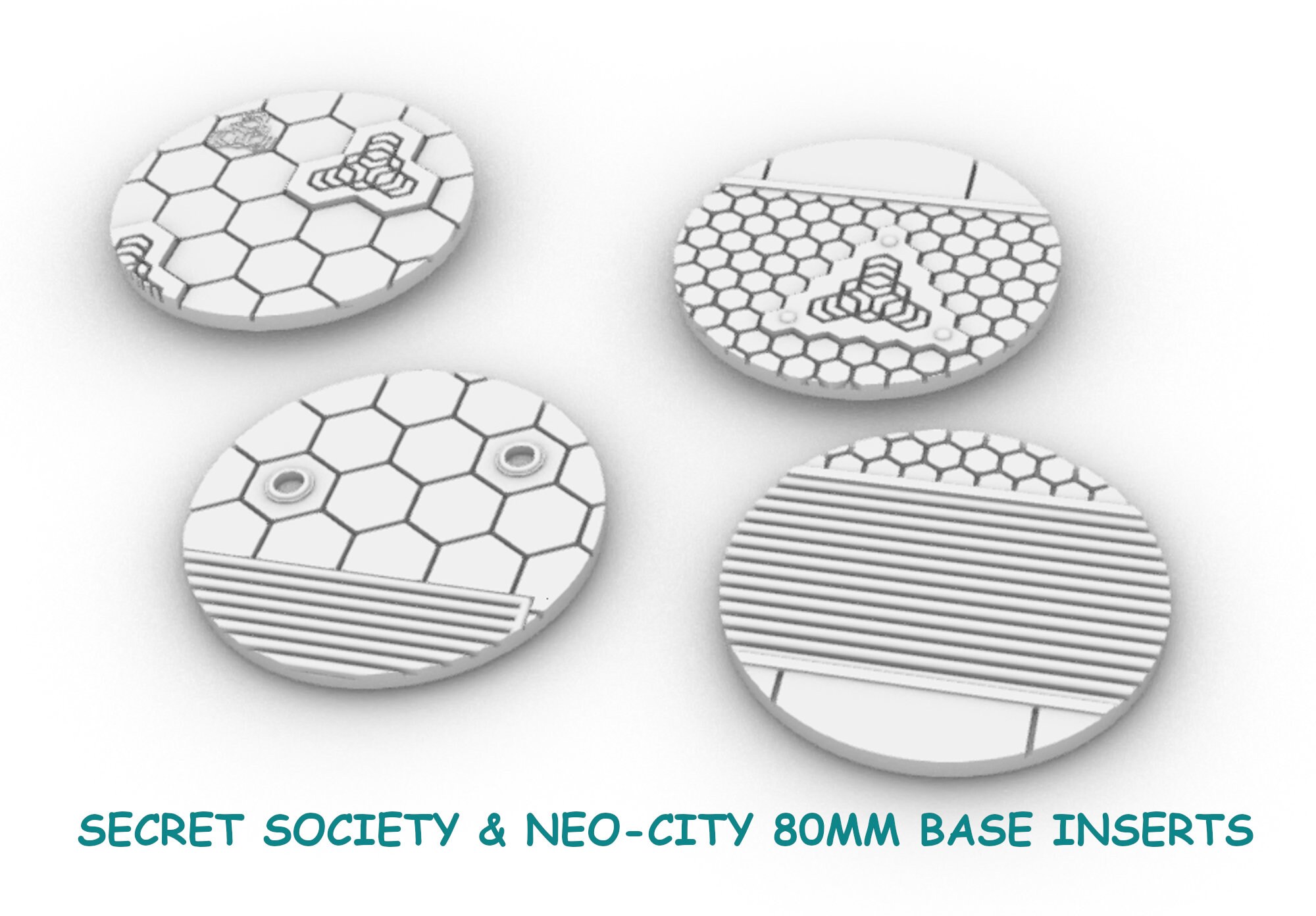 XL Base 80mm Inserts for Secret Society & Neo-city Base Insert Lines - Etsy