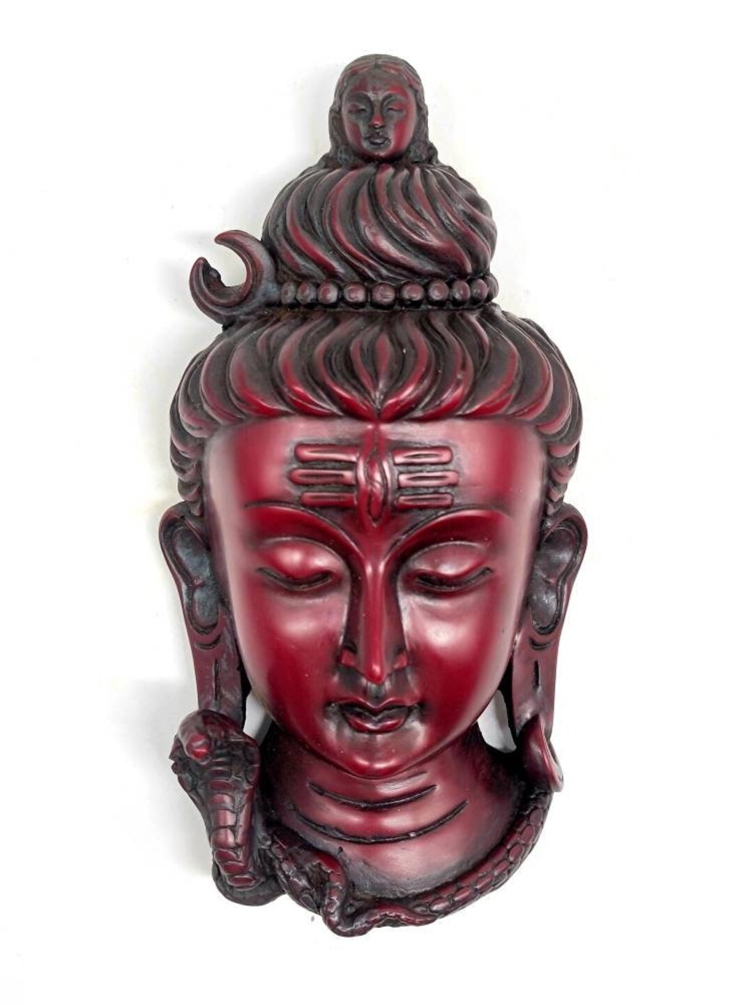 Shiva Mask Traditional Wall-decoration Home Decor Divine Consciousness ...