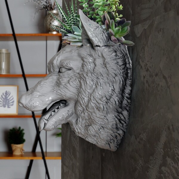 Wolf Head Wall Mount - Etsy