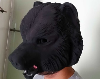 Scary Bear Mask - Etsy