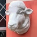 Sheep Head Wall Mount, Farm Decor - Etsy