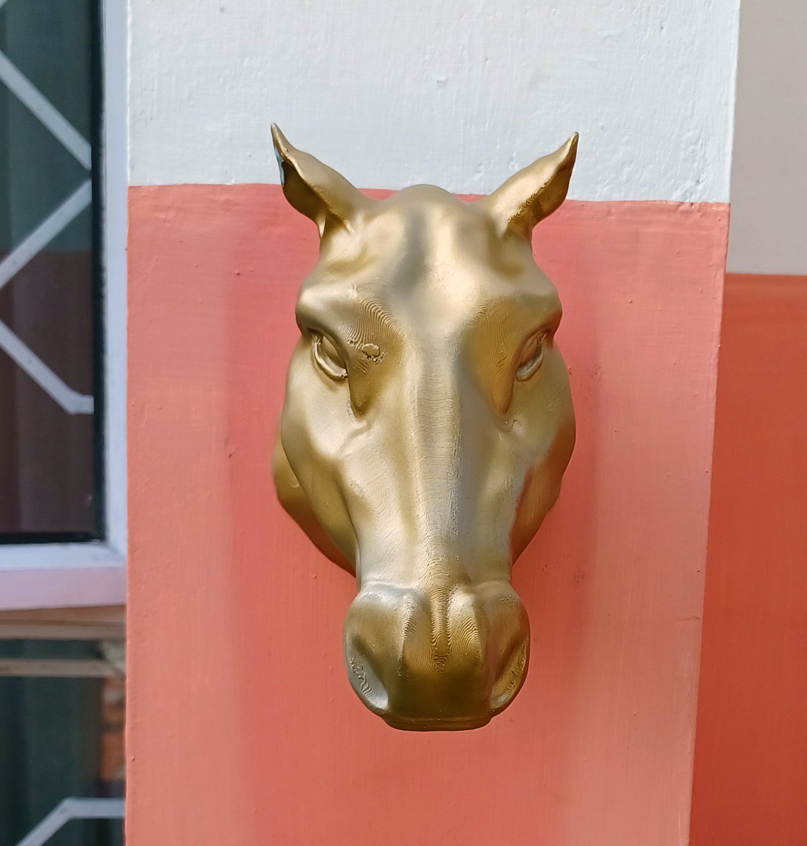 Horse Headwall Mounted Large Detailed Horse Head Modern - Etsy