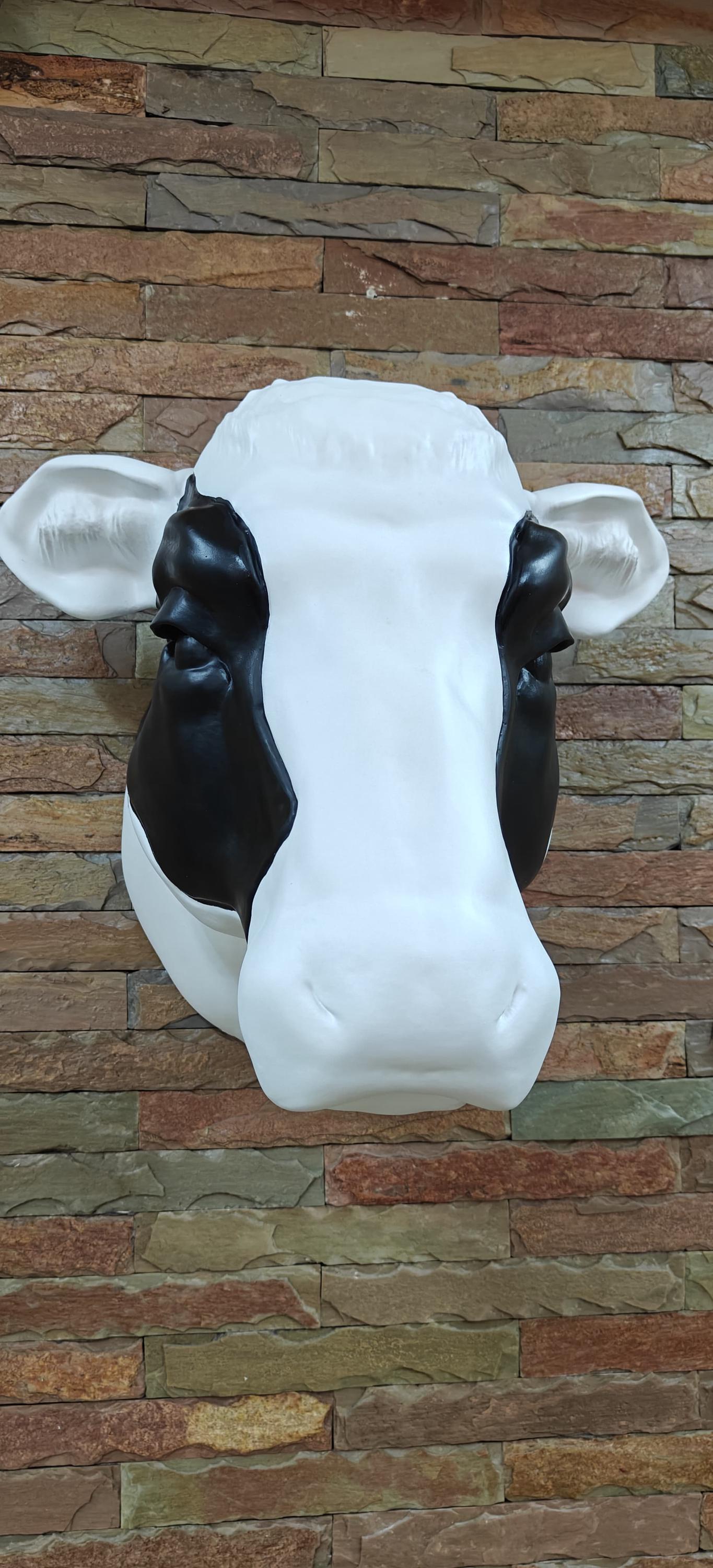 French Cow Wall Mount Farm and Home Decor, Jersey Cow Head - Etsy