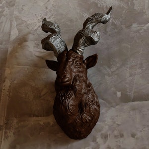 Markhor Goat Head Wall Mount, Mountain Goat, Farm Decor, Farm Animal ...