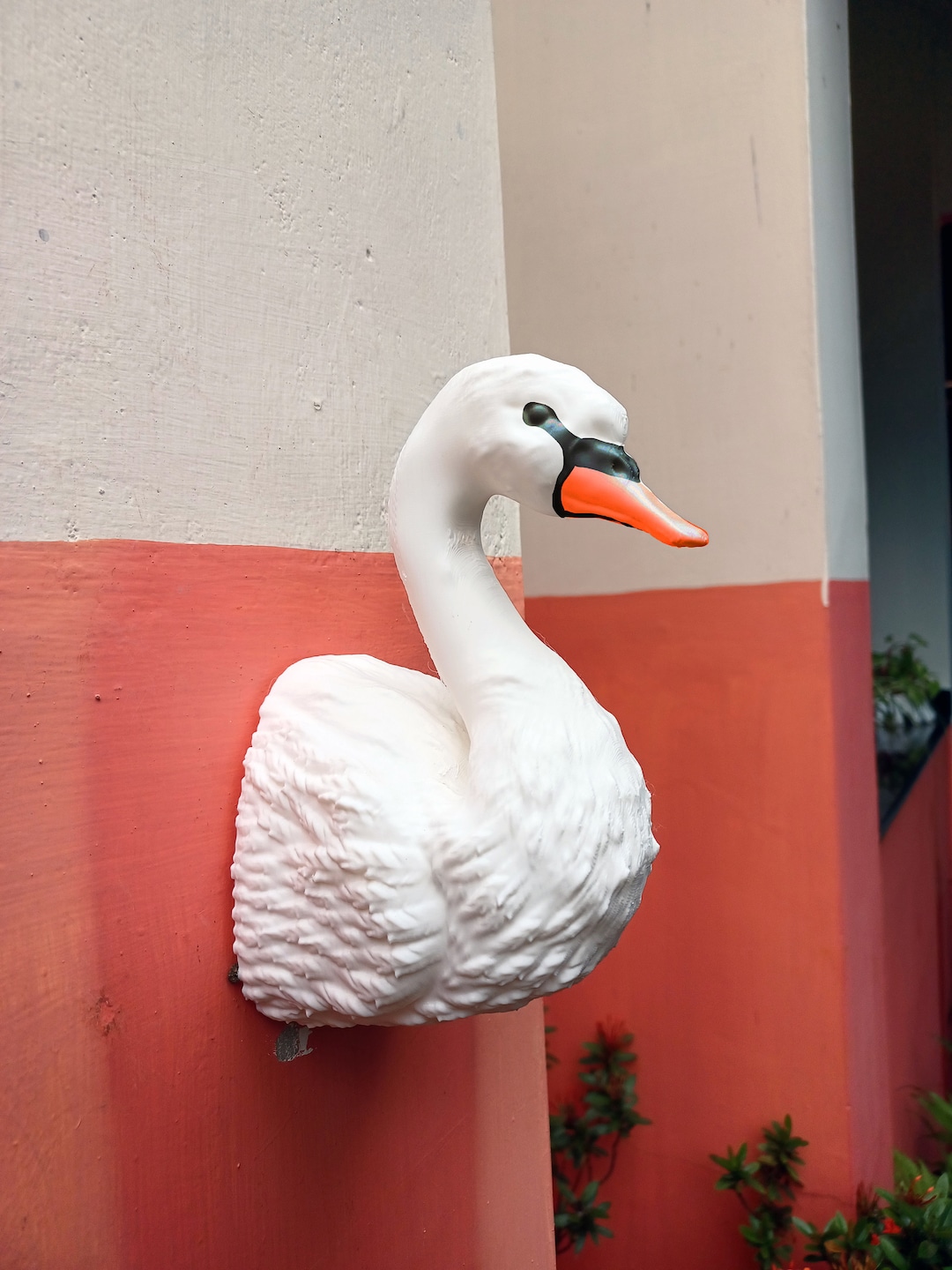 Swan Head Decor, Faux Taxidermy Home Decor Goose Head/home Decor/home ...