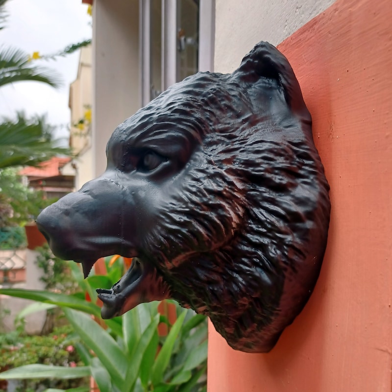 Bear Head - Etsy